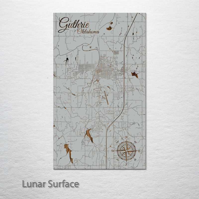 Guthrie, Oklahoma Street Map – Fire & Pine