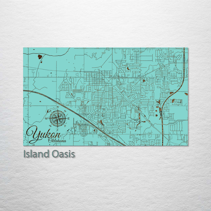 Yukon Ok Street Map