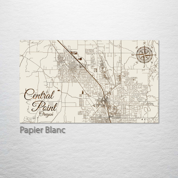 Central Point, Oregon Street Map – Fire & Pine