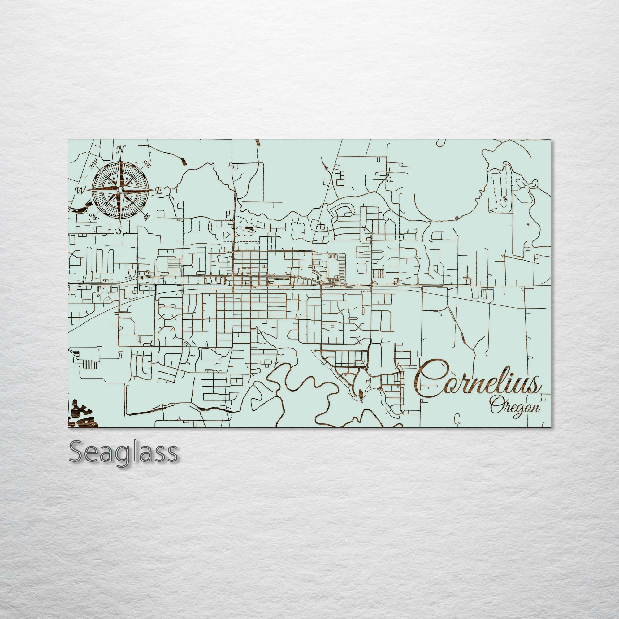 Cornelius, Oregon Street Map – Fire & Pine