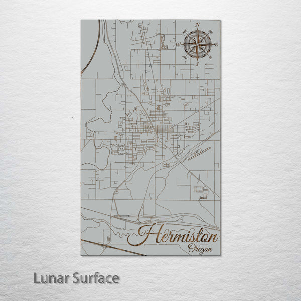 Hermiston, Oregon Street Map – Fire & Pine