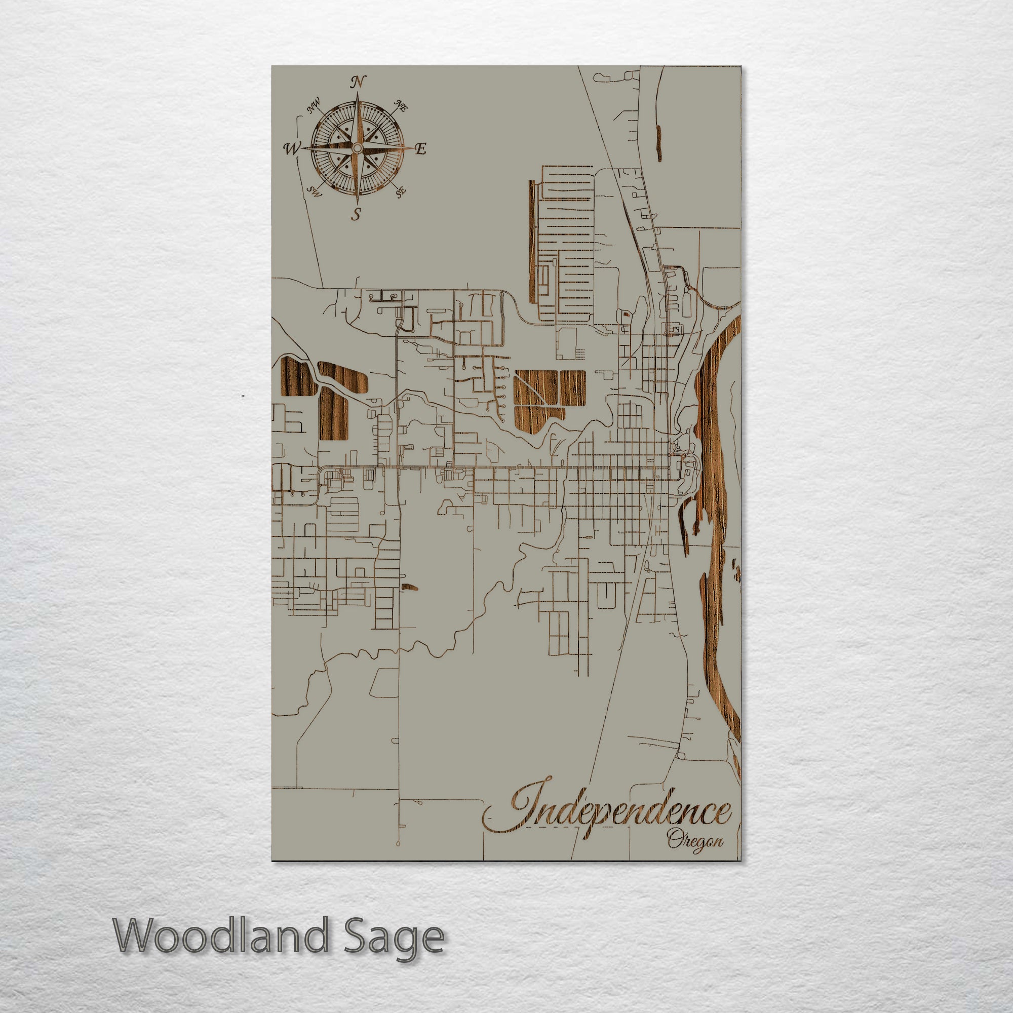 Independence, Oregon Street Map – Fire & Pine