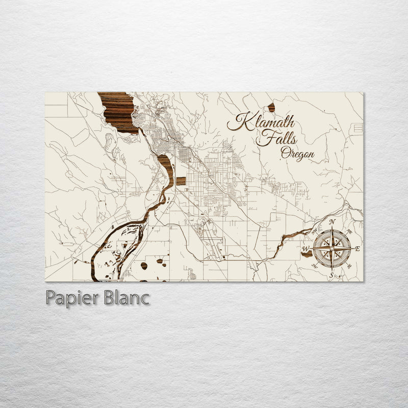 Klamath Falls, Oregon Street Map – Fire & Pine
