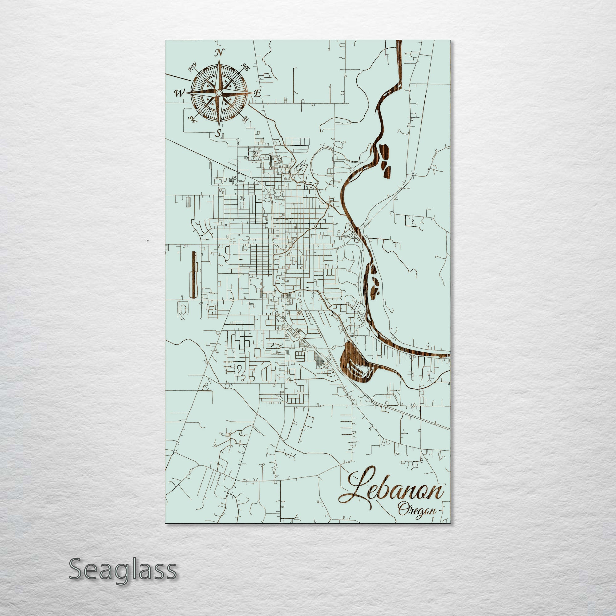 Lebanon, Oregon Street Map – Fire & Pine