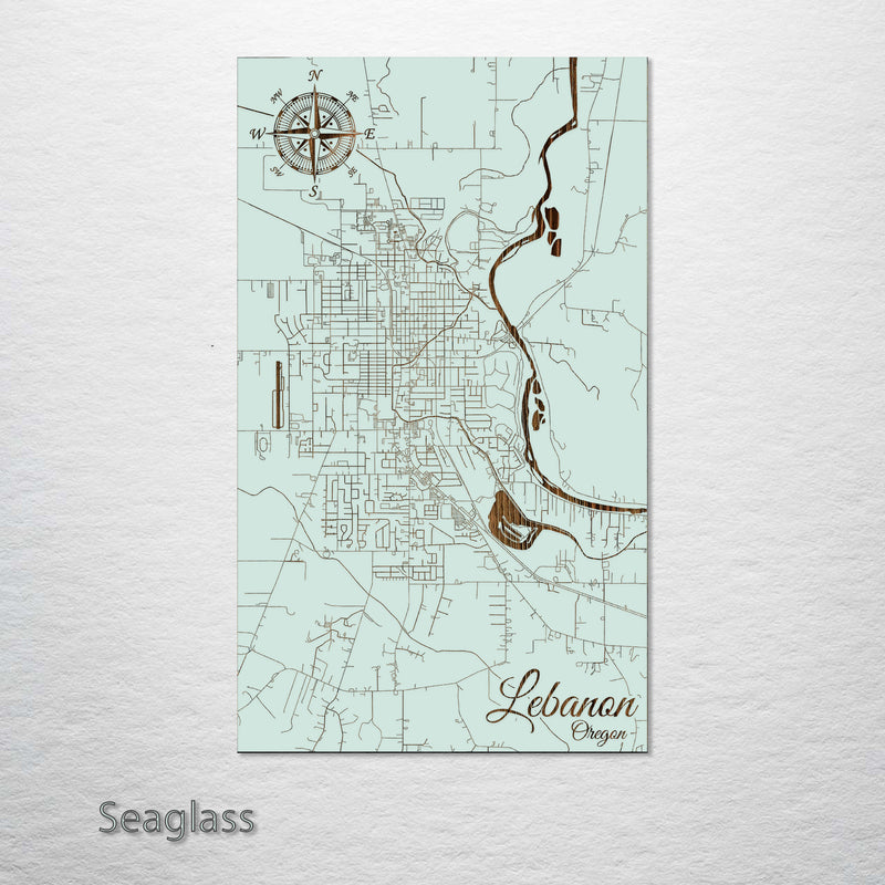 Lebanon, Oregon Street Map – Fire & Pine
