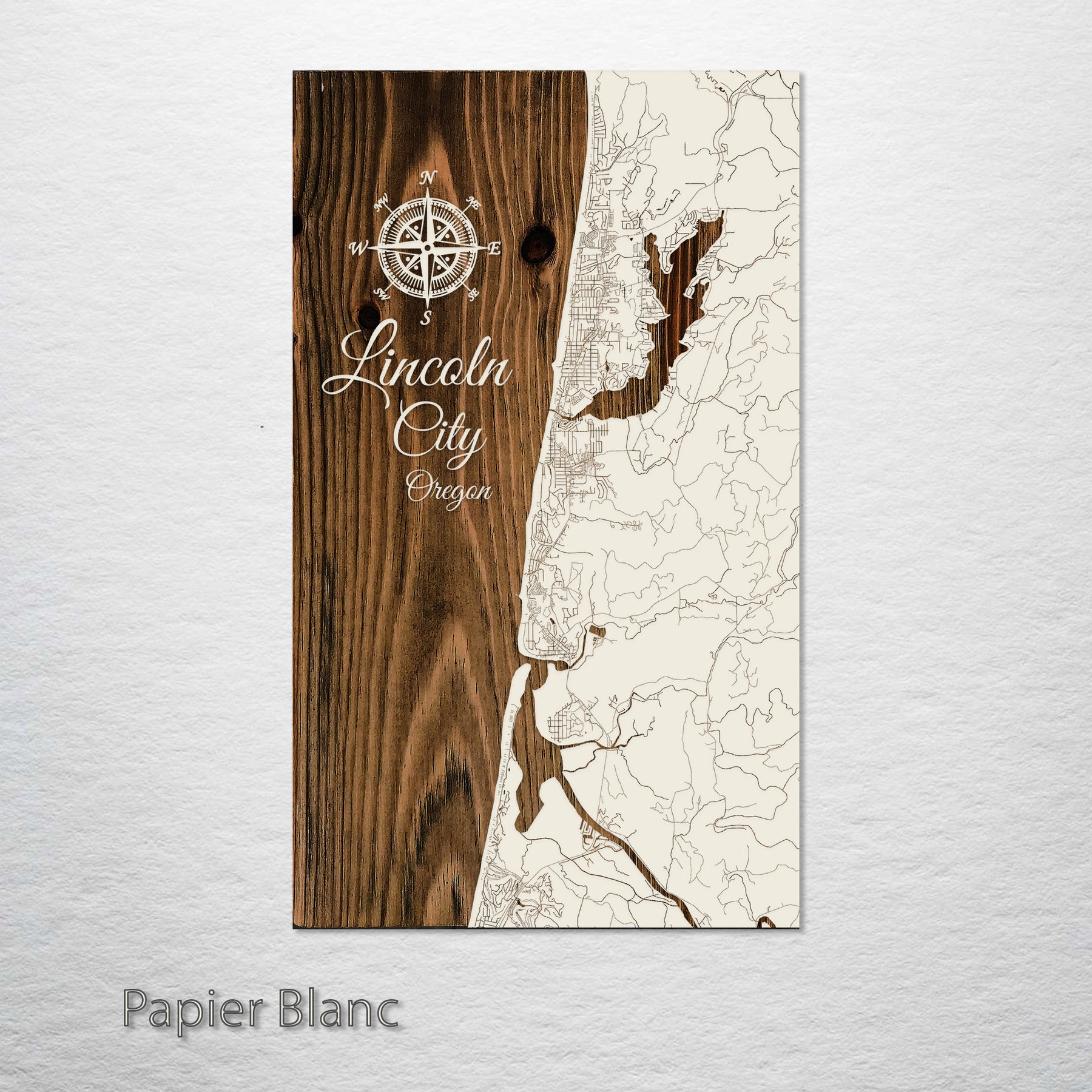 Lincoln City, Oregon Street Map