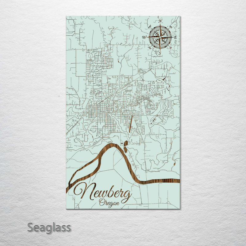 Newberg, Oregon Street Map – Fire & Pine