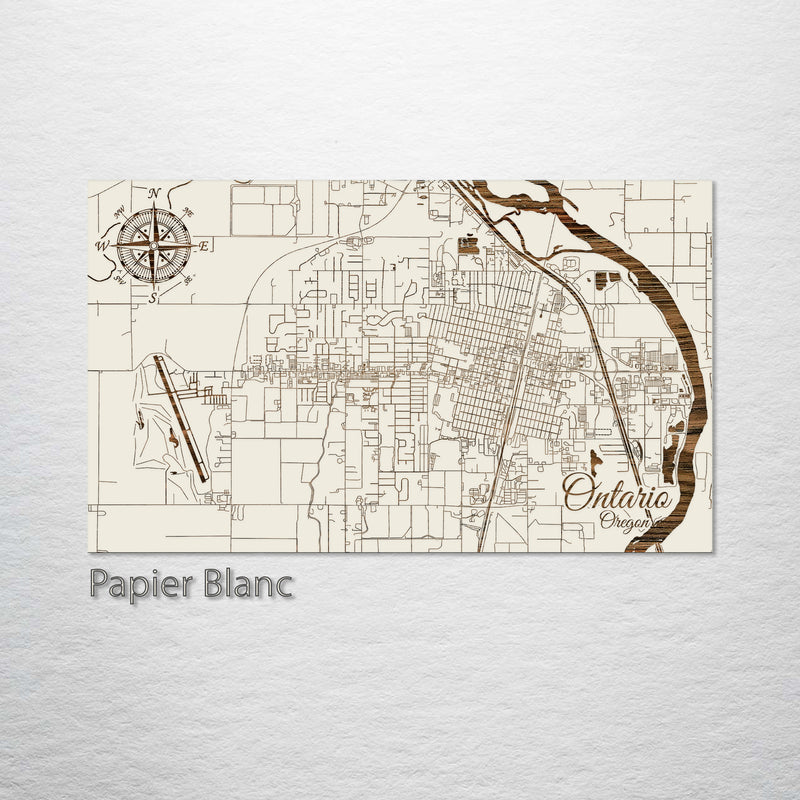 Ontario, Oregon Street Map – Fire & Pine