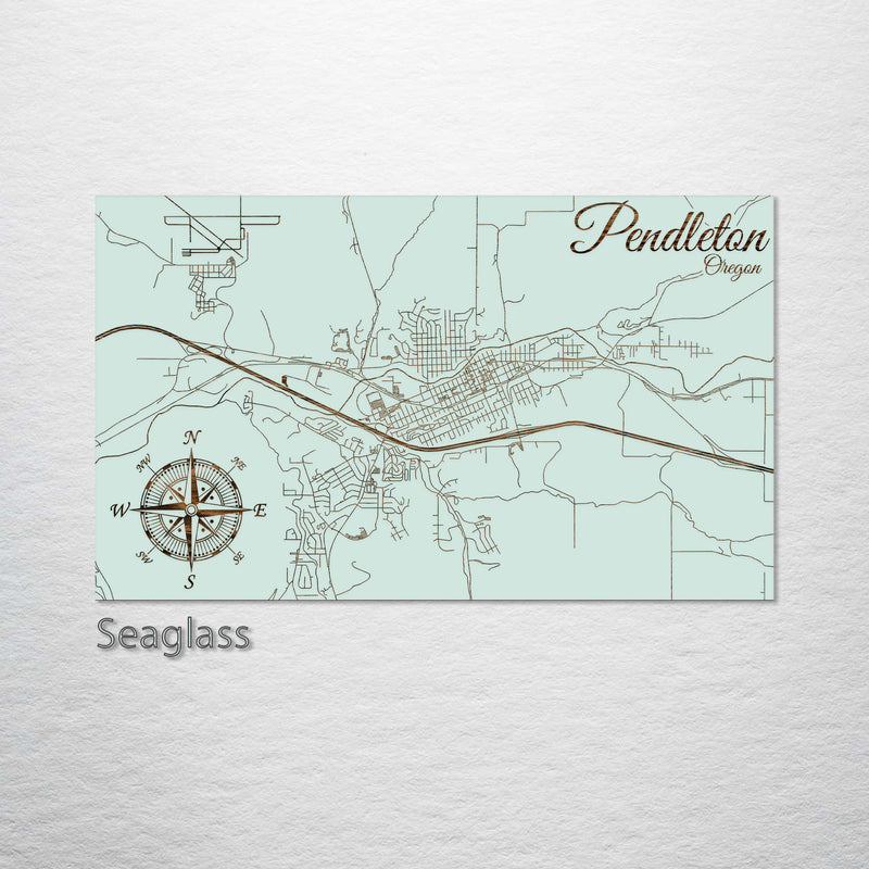 Pendleton, Oregon Street Map – Fire & Pine