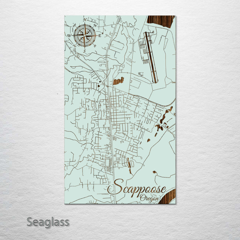 Scappoose, Oregon Street Map – Fire & Pine