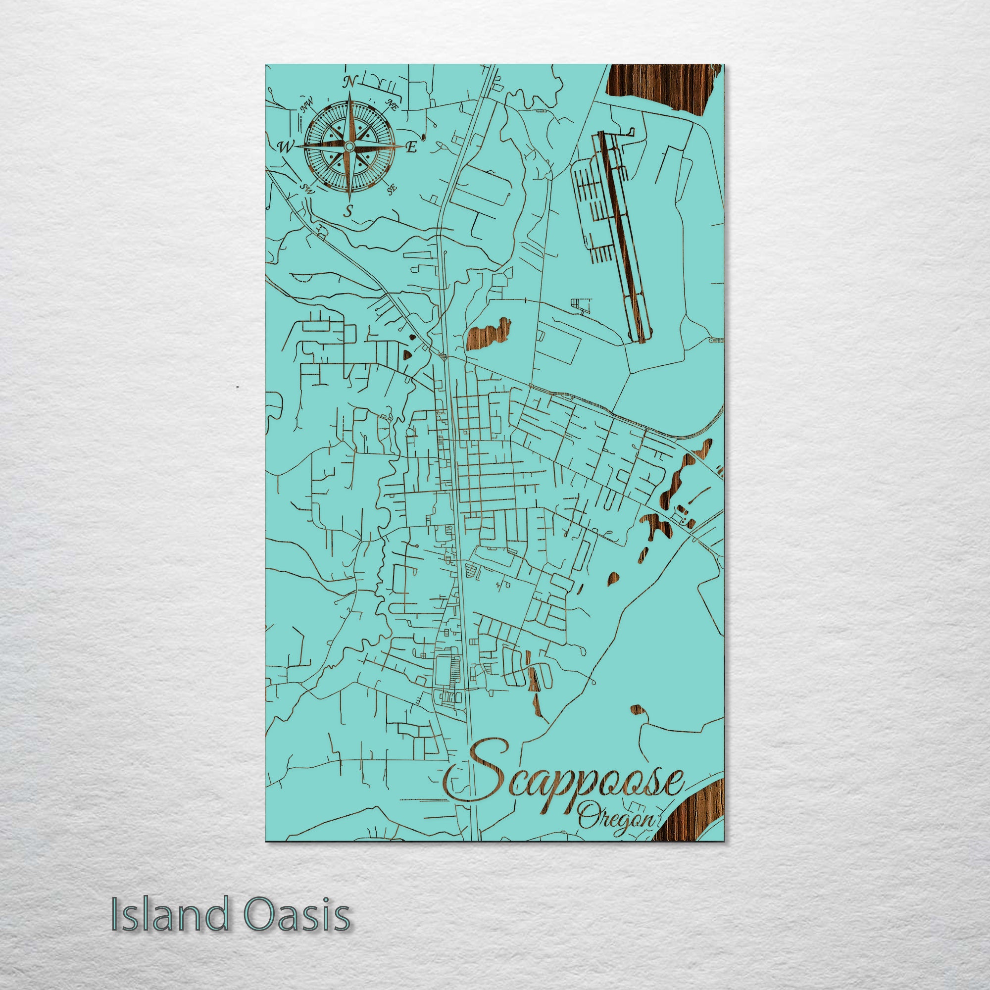 Scappoose, Oregon Street Map – Fire & Pine