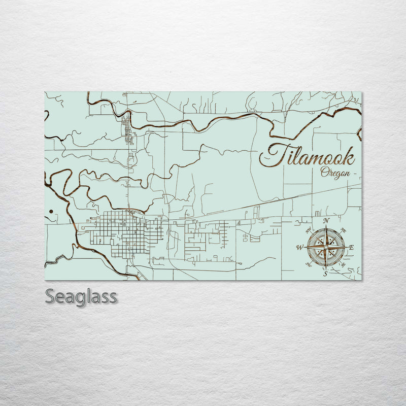 Tillamook, Oregon Street Map – Fire & Pine