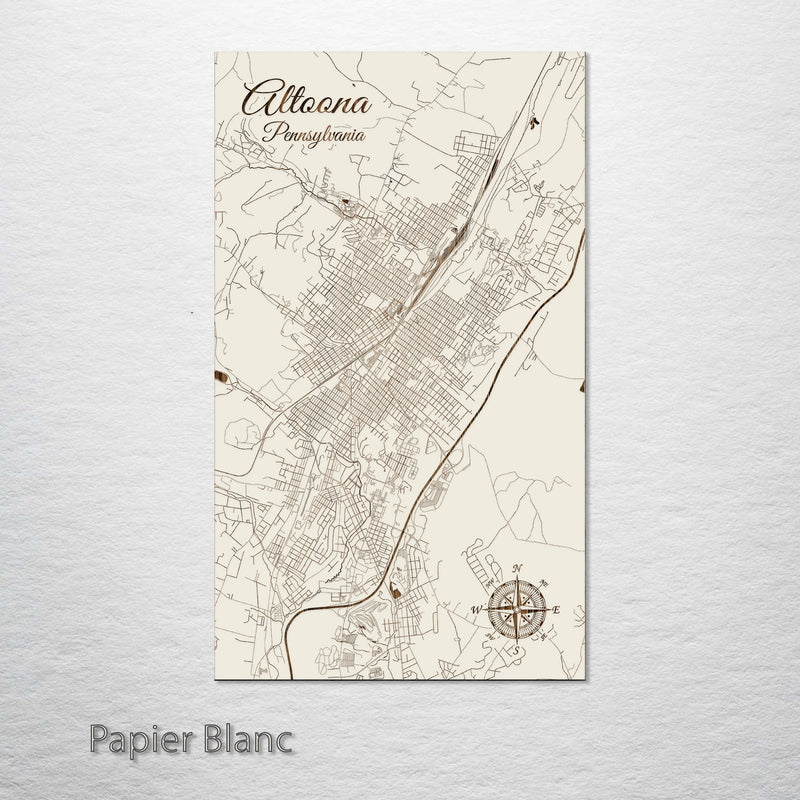 Altoona, Pennsylvania Street Map – Fire & Pine