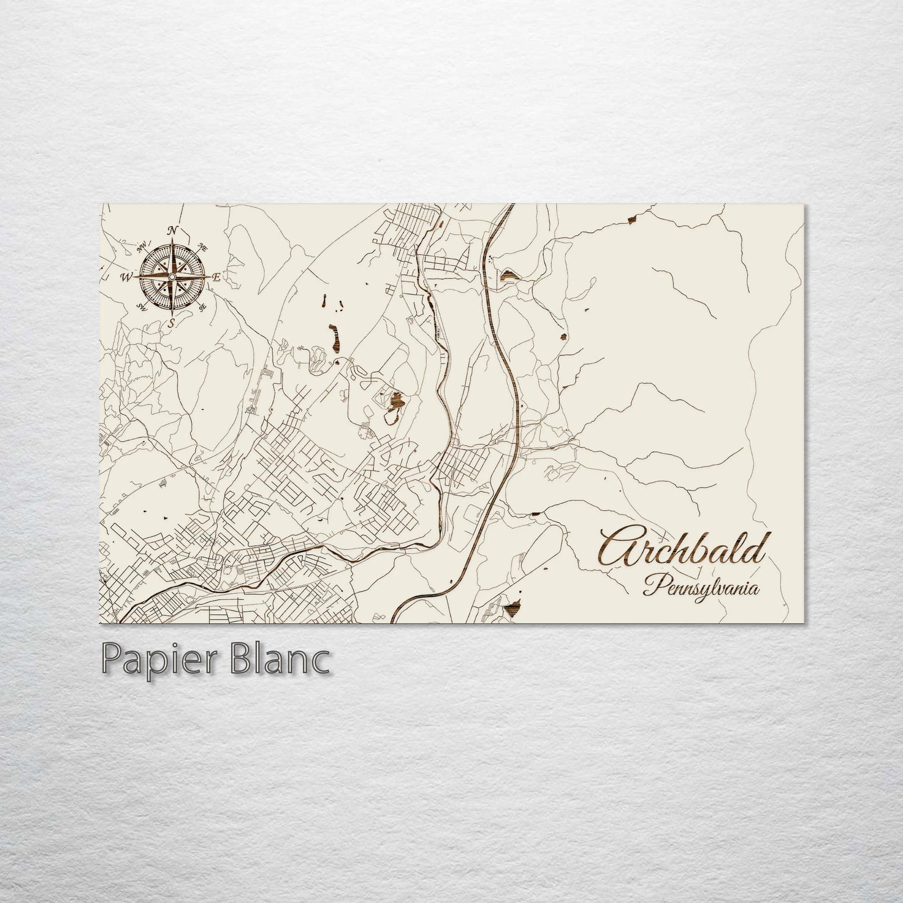 Archbald, Pennsylvania Street Map