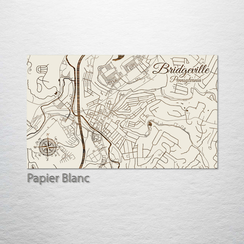 Bridgeville, Pennsylvania Street Map – Fire & Pine