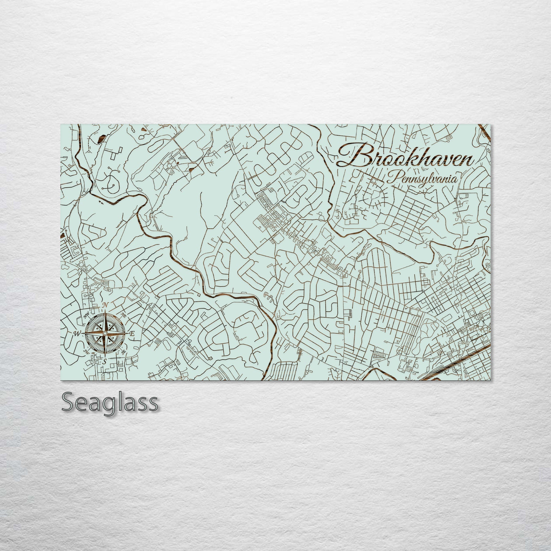 Brookhaven, Pennsylvania Street Map