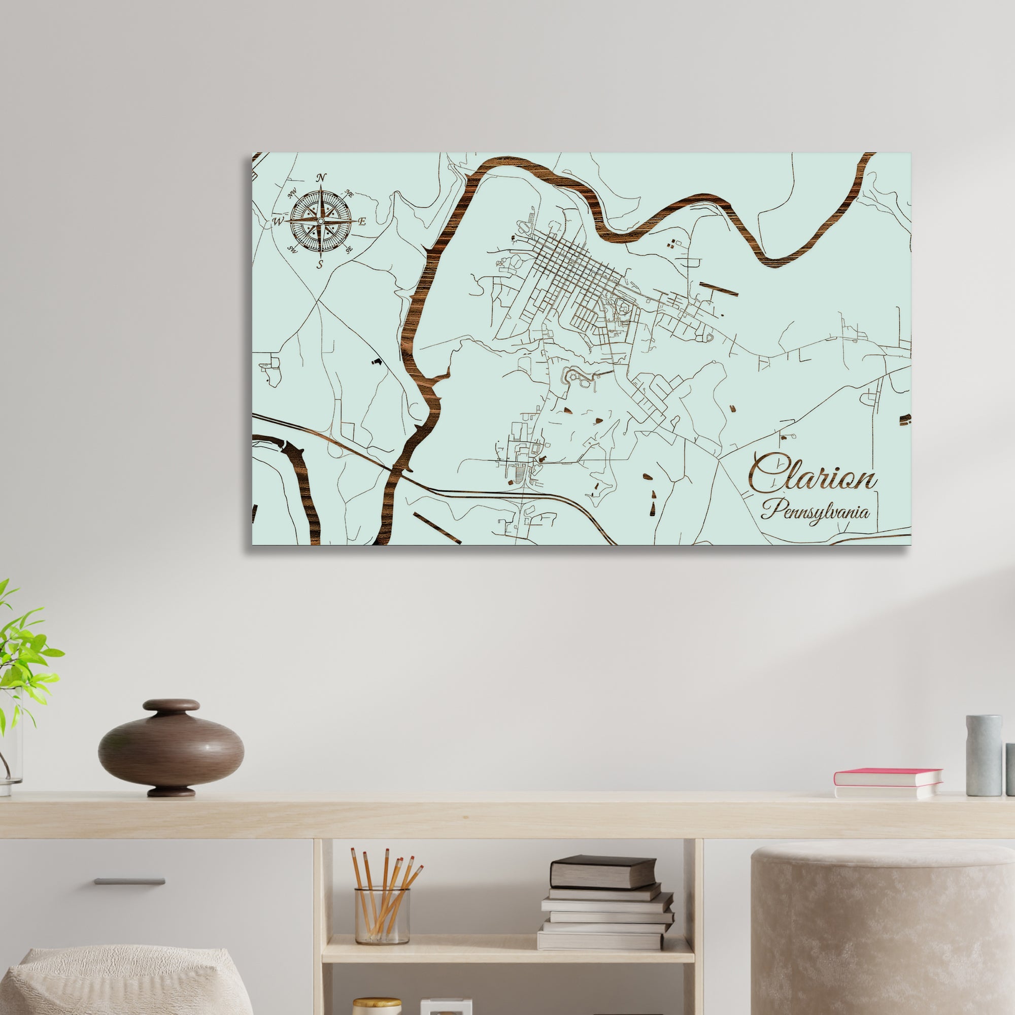 Clarion, Pennsylvania Street Map