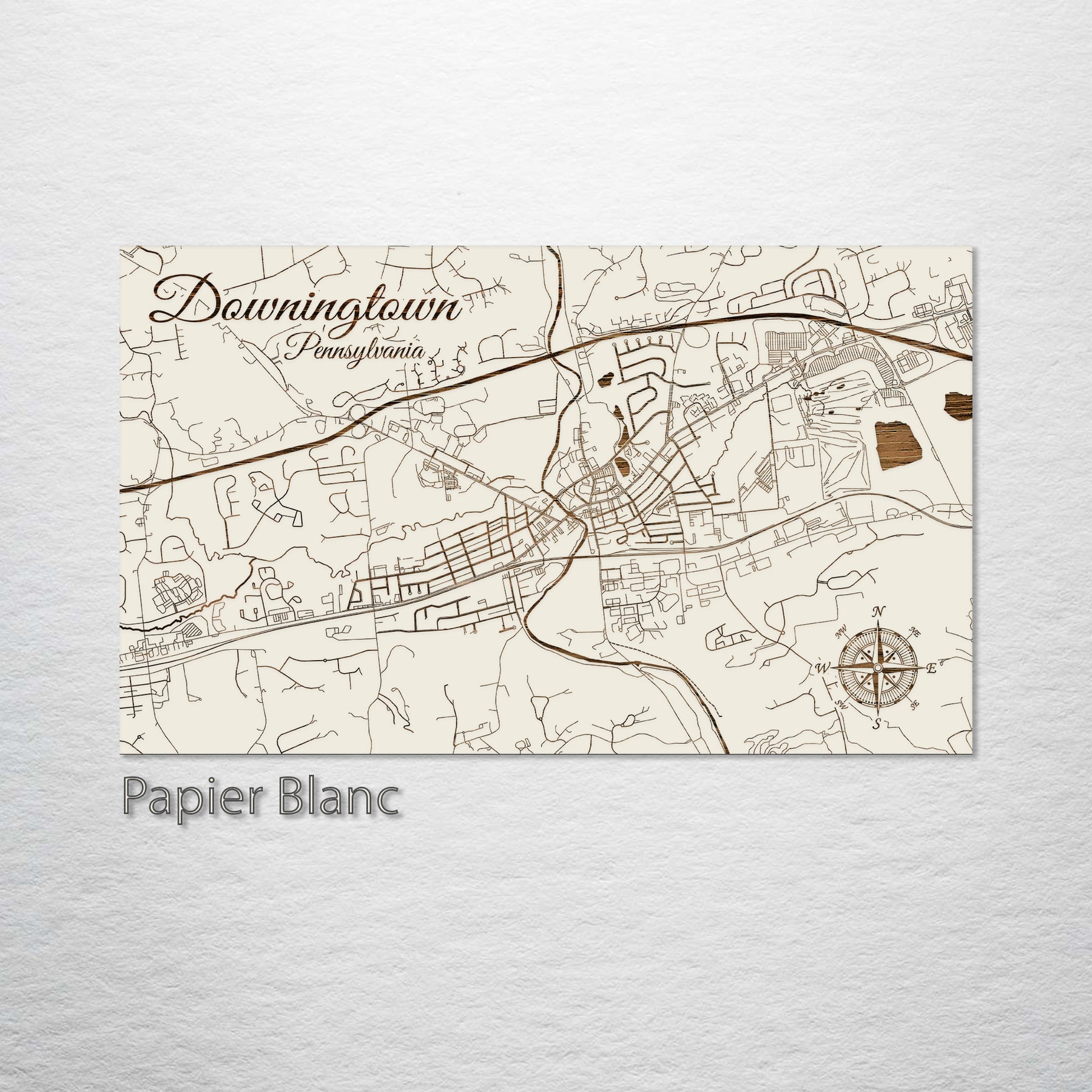 Downingtown, Pennsylvania Street Map