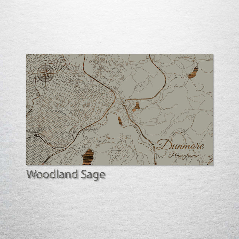 Dunmore, Pennsylvania Street Map – Fire & Pine