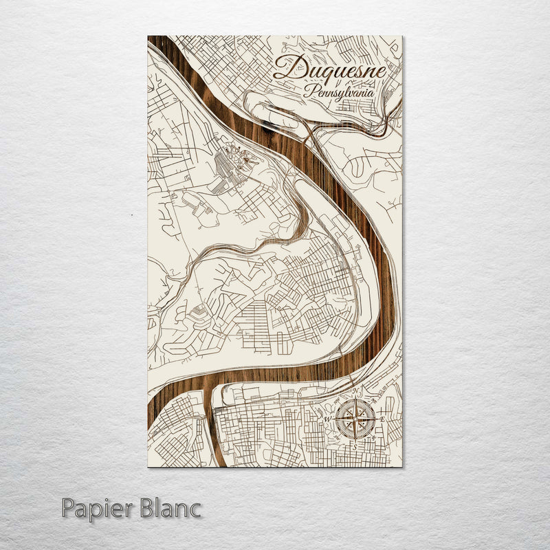 Duquesne, Pennsylvania Street Map – Fire & Pine