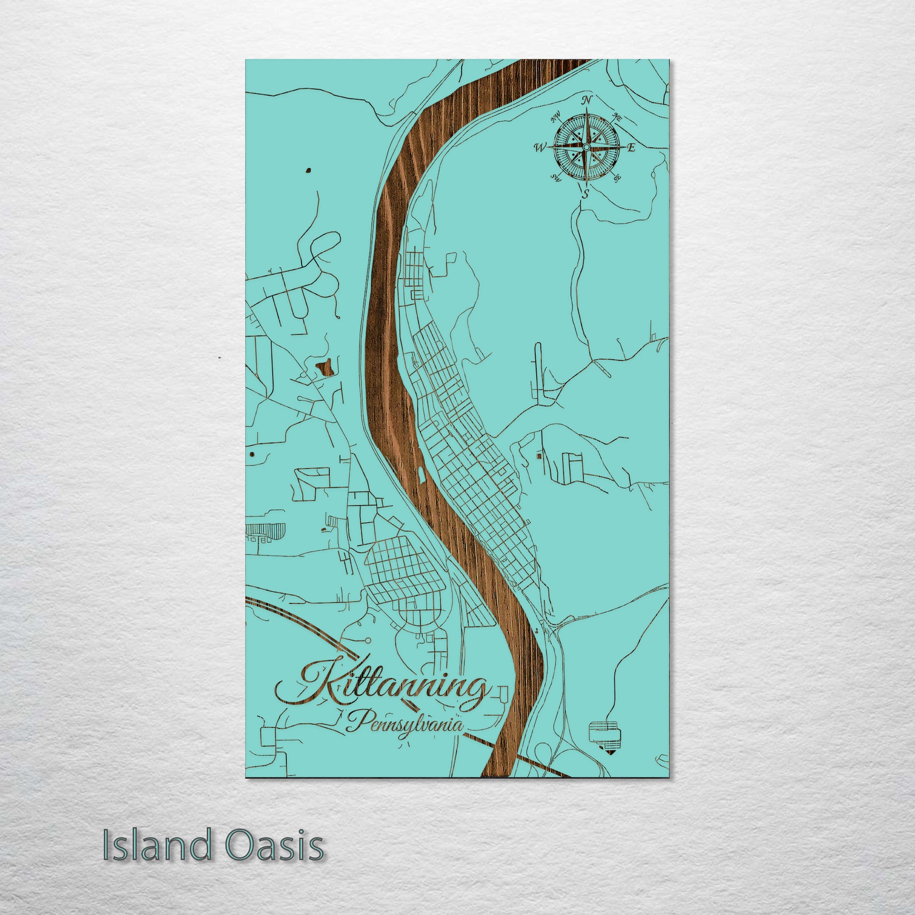 Kittanning, Pennsylvania Street Map