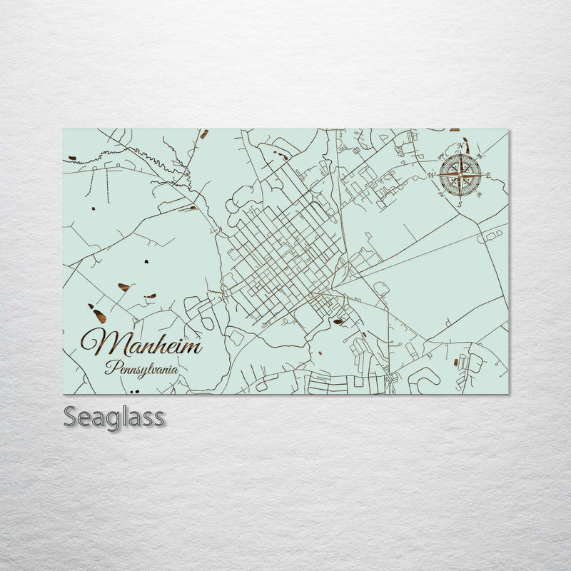 Manheim, Pennsylvania Street Map – Fire & Pine