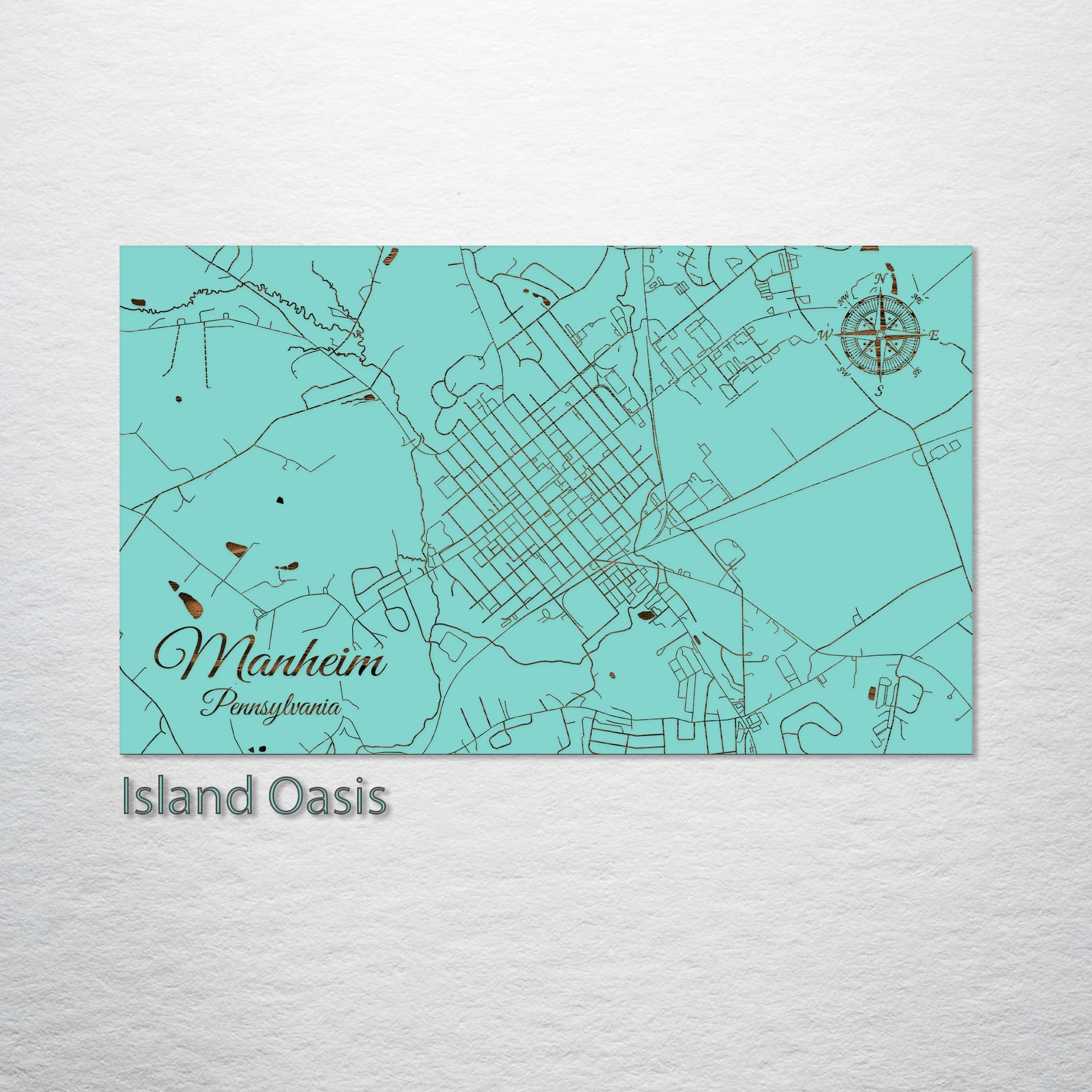 Manheim, Pennsylvania Street Map – Fire & Pine