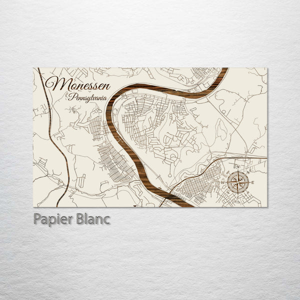 Monessen, Pennsylvania Street Map – Fire & Pine