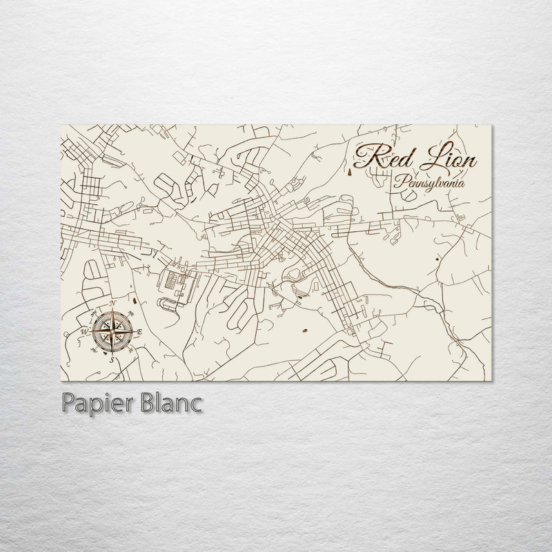 Red Lion, Pennsylvania Street Map – Fire & Pine