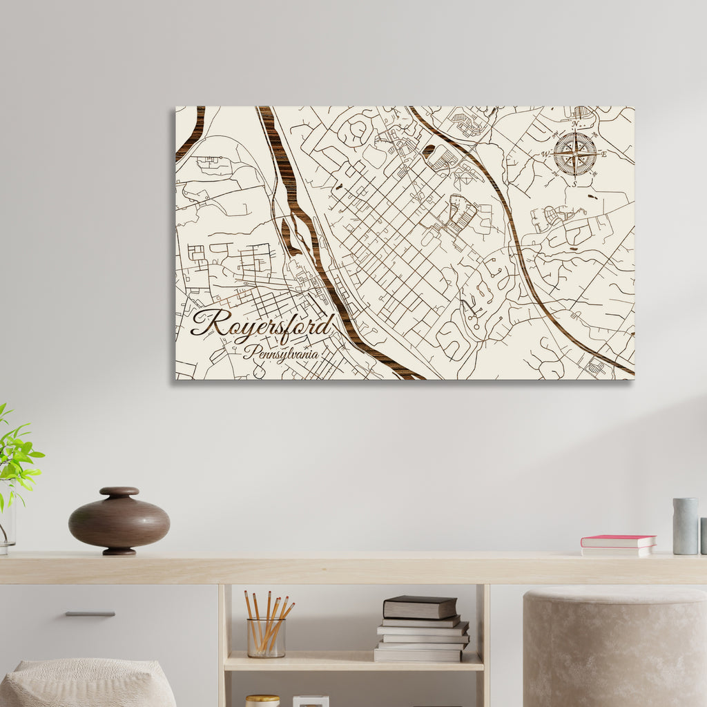 Royersford, Pennsylvania Street Map | Fire & Pine