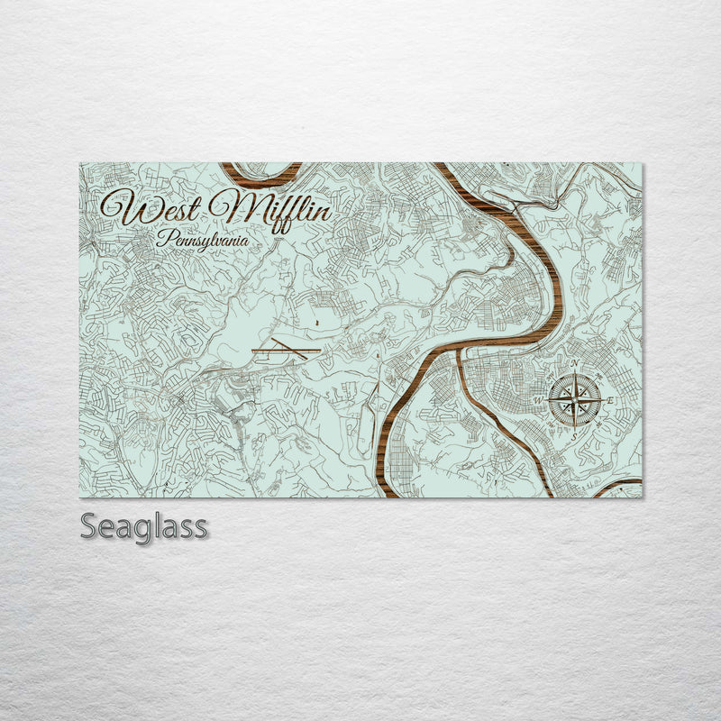 West Mifflin, Pennsylvania Street Map – Fire & Pine