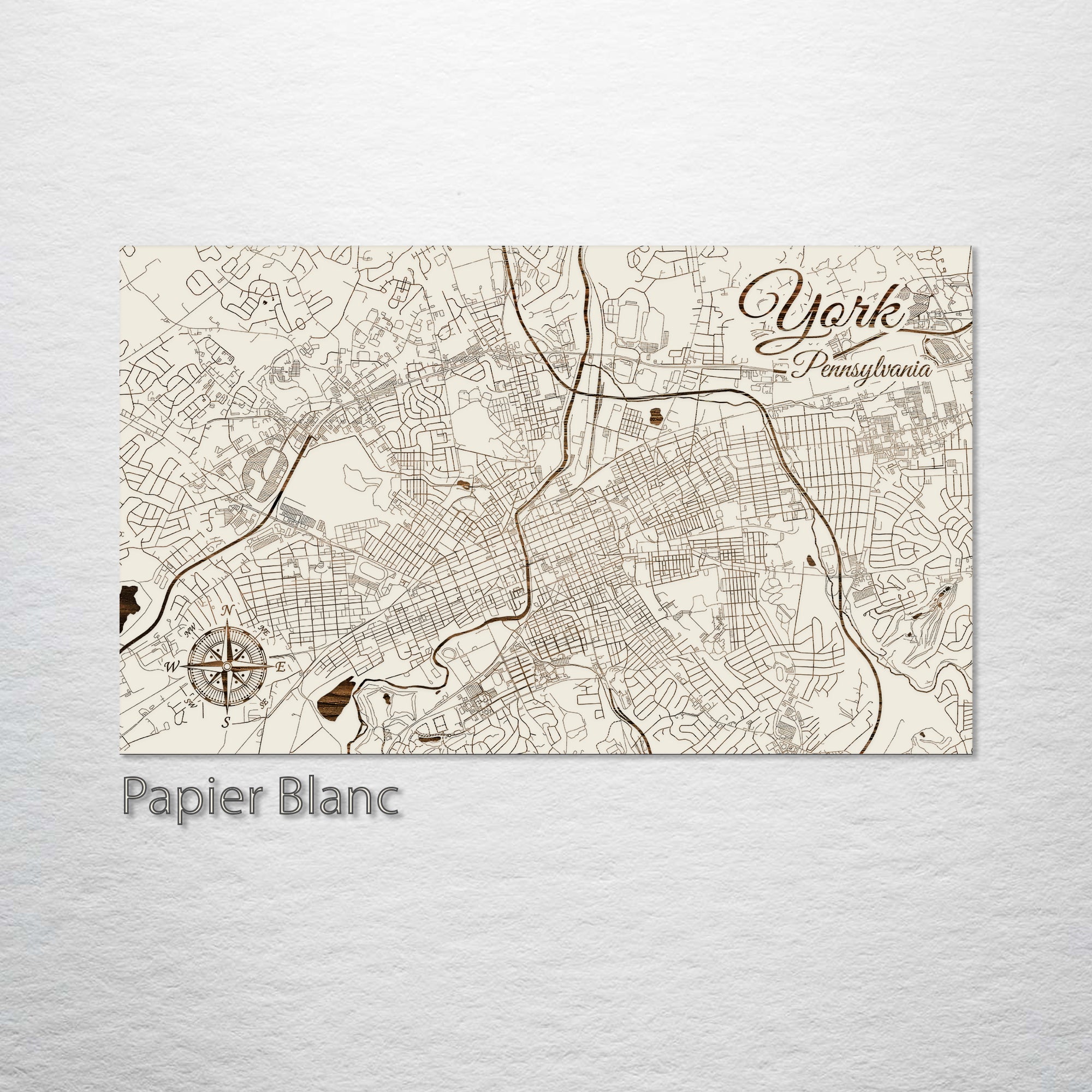 York, Pennsylvania Street Map – Fire & Pine
