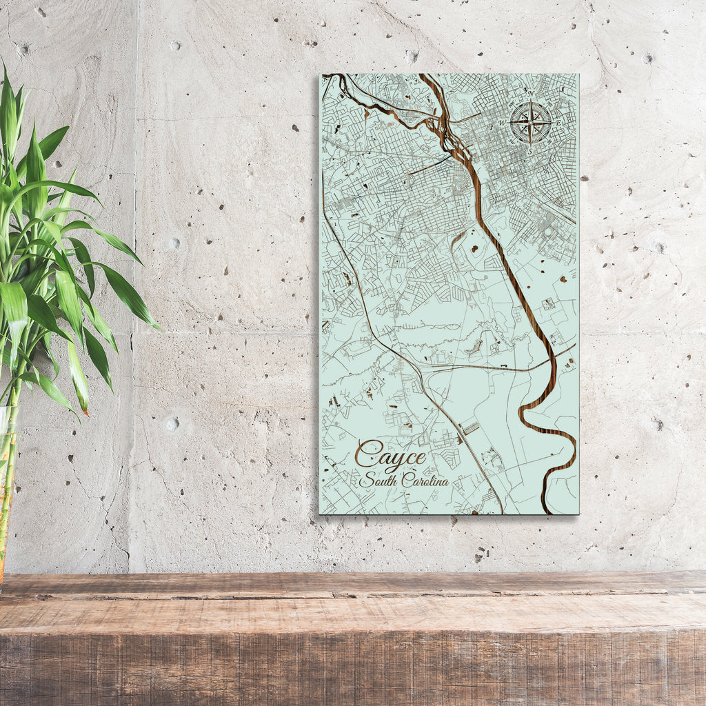 Cayce, South Carolina Street Map – Fire & Pine