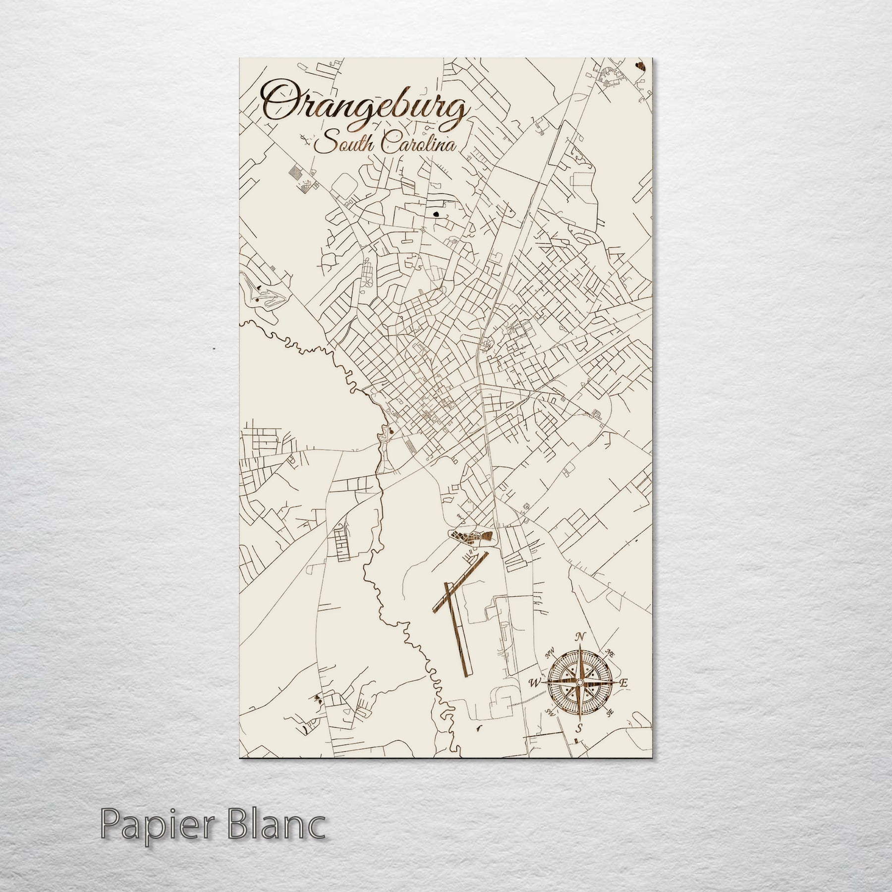 Orangeburg, South Carolina Street Map