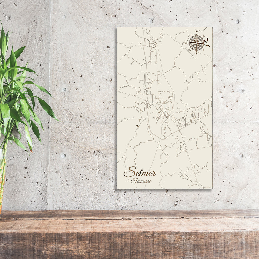 Selmer, Tennessee Street Map – Fire & Pine