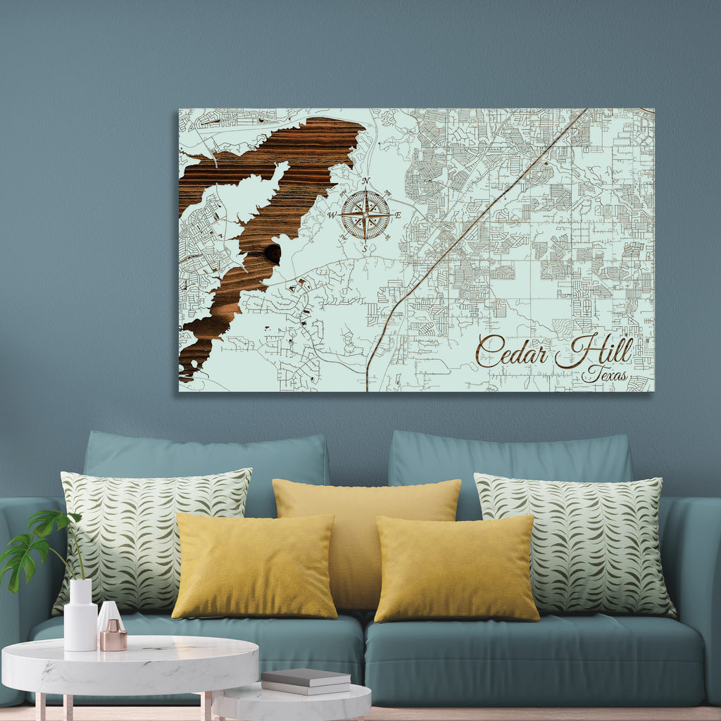 Cedar Hill, Texas Street Map – Fire & Pine