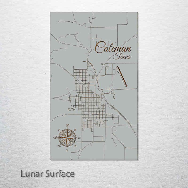 Coleman, Texas Street Map – Fire & Pine