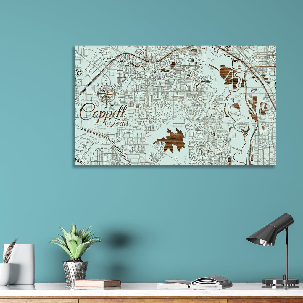 Coppell, Texas Street Map – Fire & Pine