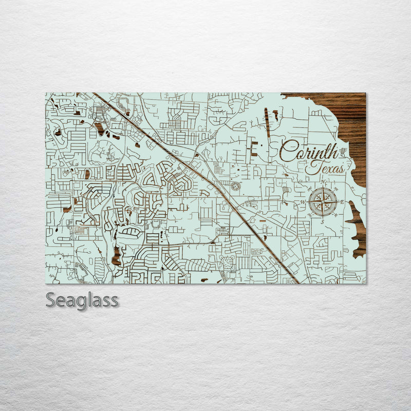 Corinth, Texas Street Map – Fire & Pine