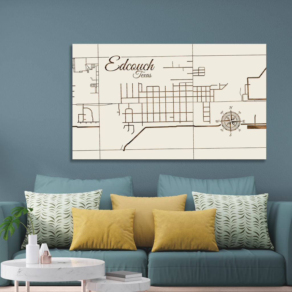 Edcouch, Texas Street Map – Fire & Pine