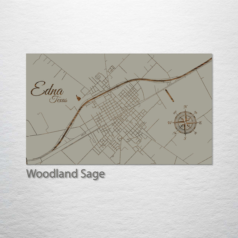 Edna, Texas Street Map – Fire & Pine