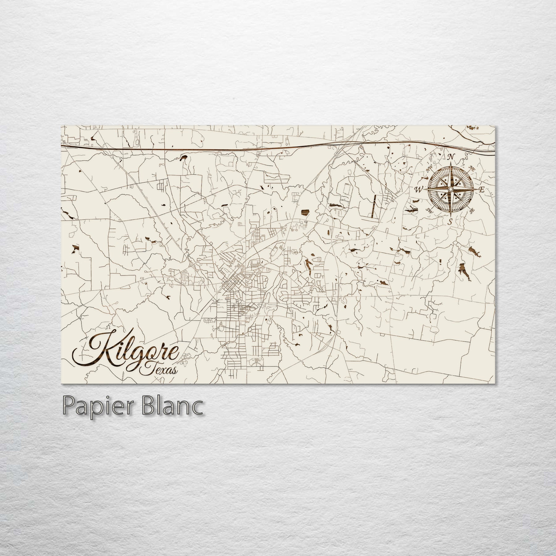 Kilgore, Texas Street Map