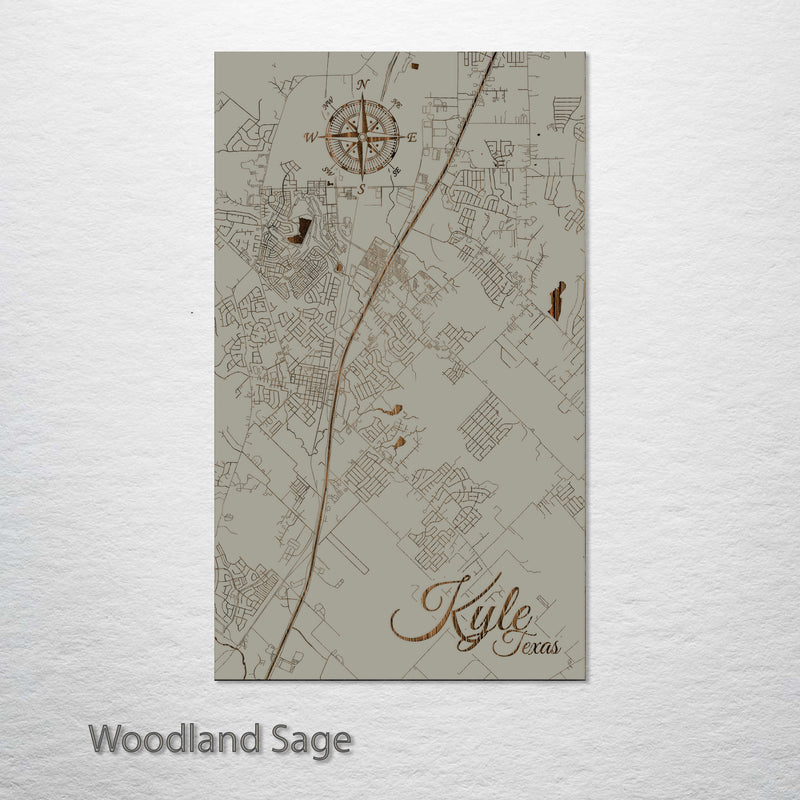 Kyle, Texas Street Map – Fire & Pine