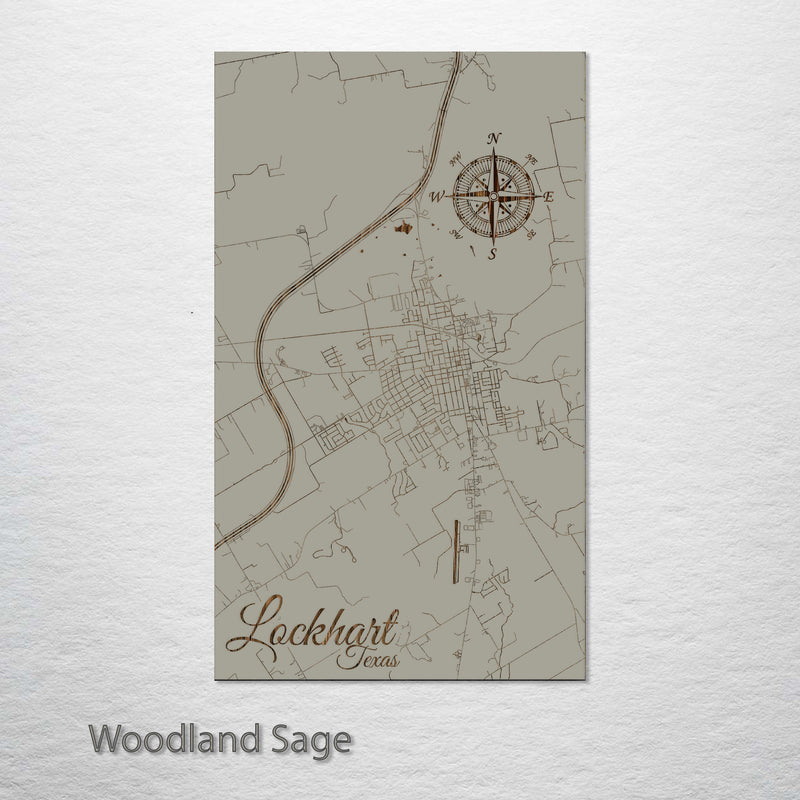 Lockhart, Texas Street Map – Fire & Pine