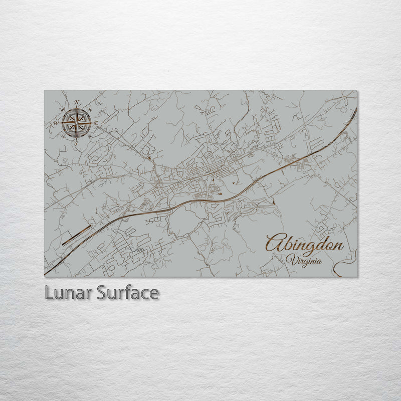 Abingdon, Virginia Street Map – Fire & Pine