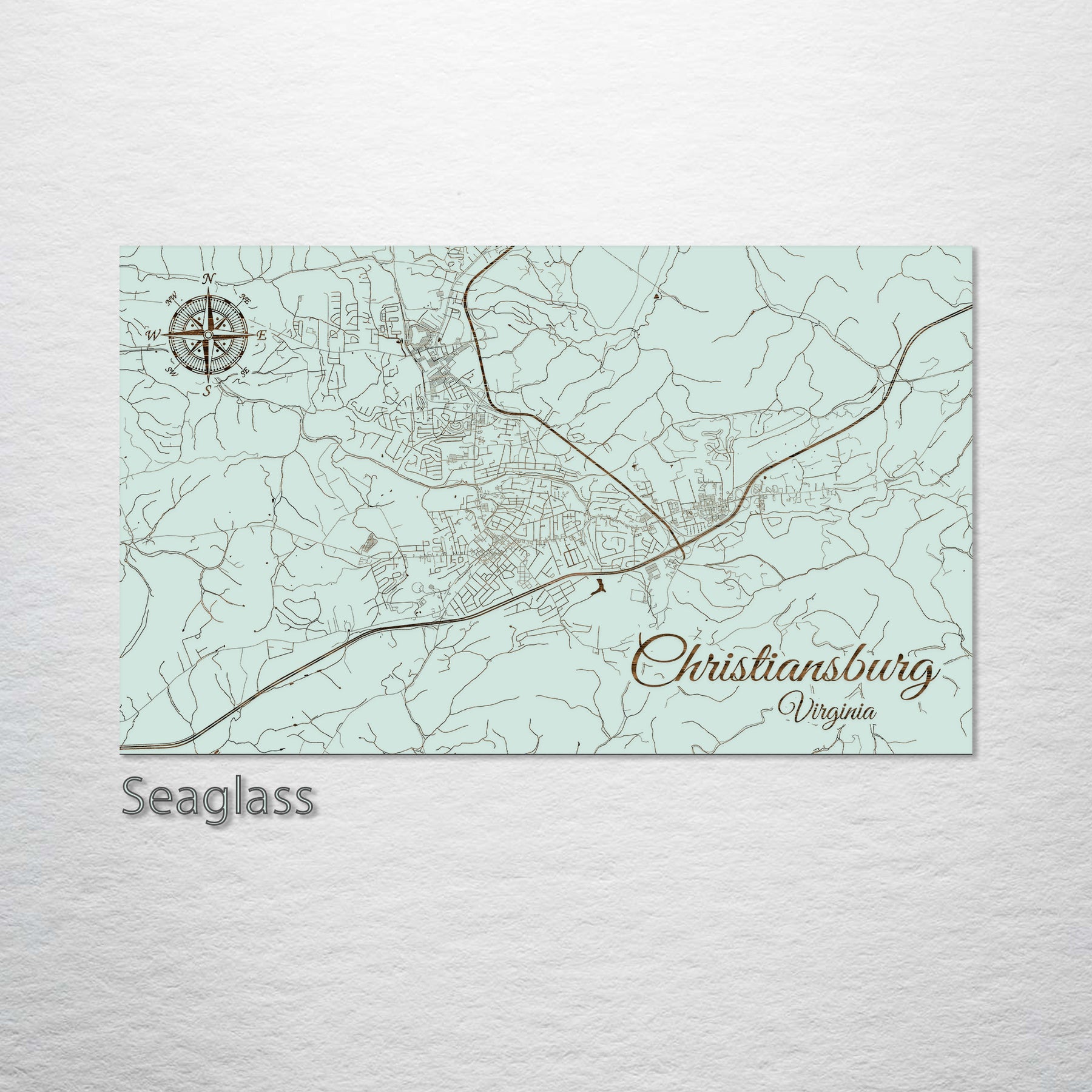 Christiansburg, Virginia Street Map