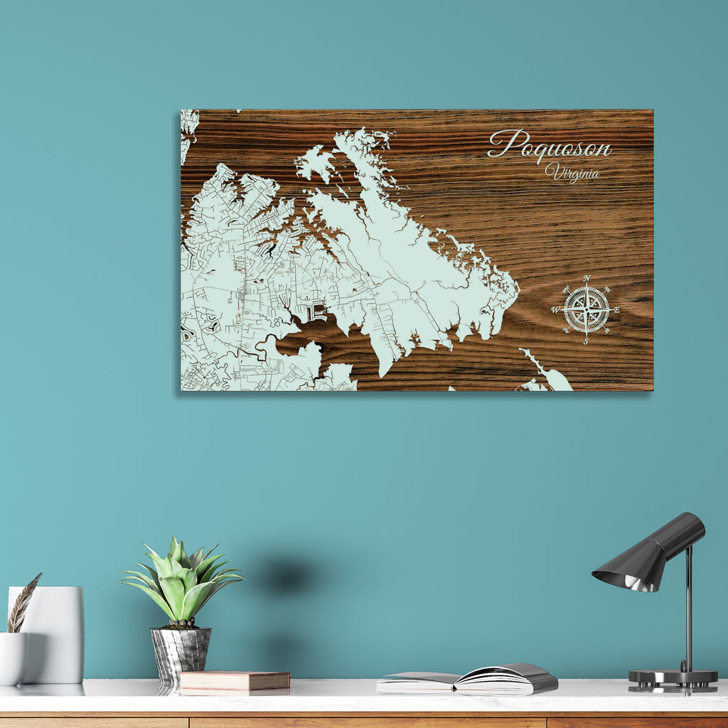 Poquoson, Virginia Street Map – Fire & Pine