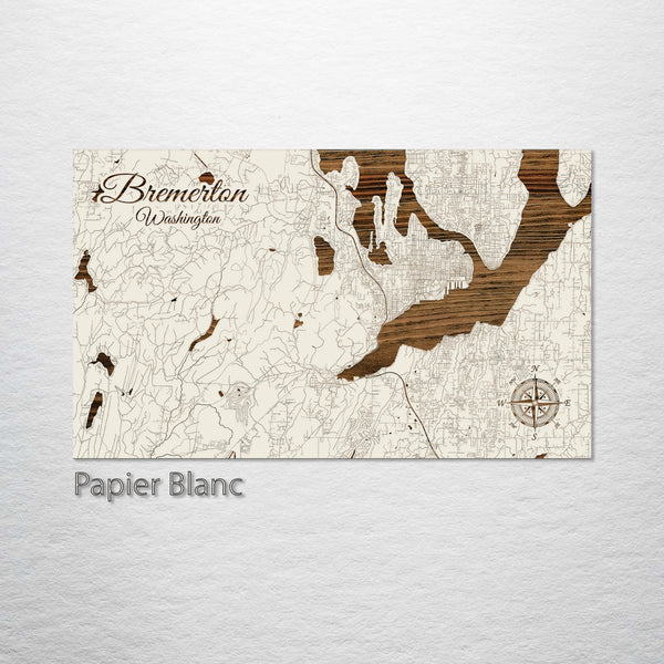 Bremerton, Washington Street Map – Fire & Pine