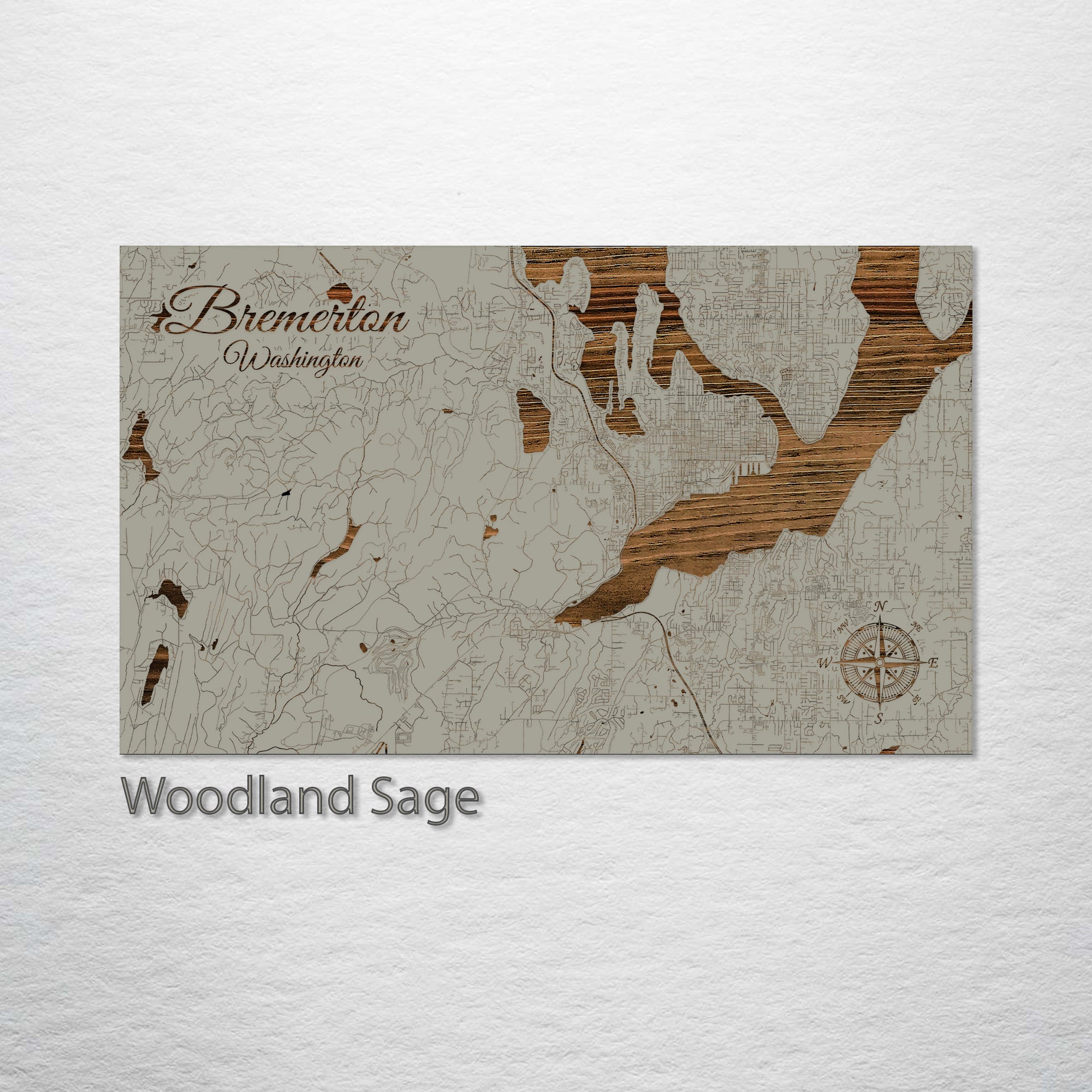 Bremerton, Washington Street Map – Fire & Pine
