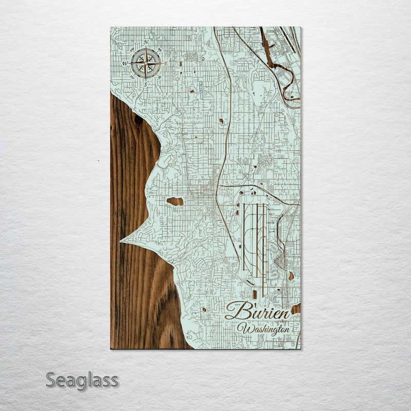 Burien, Washington Street Map – Fire & Pine